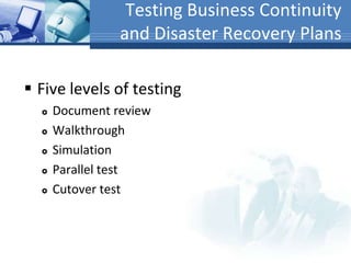 Business continuity & disaster recovery planning (BCP & DRP) | PPTX
