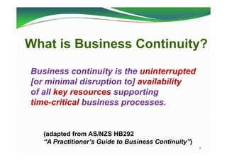 Business continuity is about people not just computers C Miller 15 09 ...