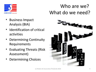 Business continuity management | PPT