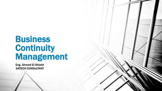 Business Continuity Management | PPT
