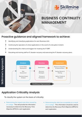 BUSINESS CONTINUITY MANAGEMENT | PDF