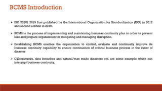 Business continuity management system | PDF