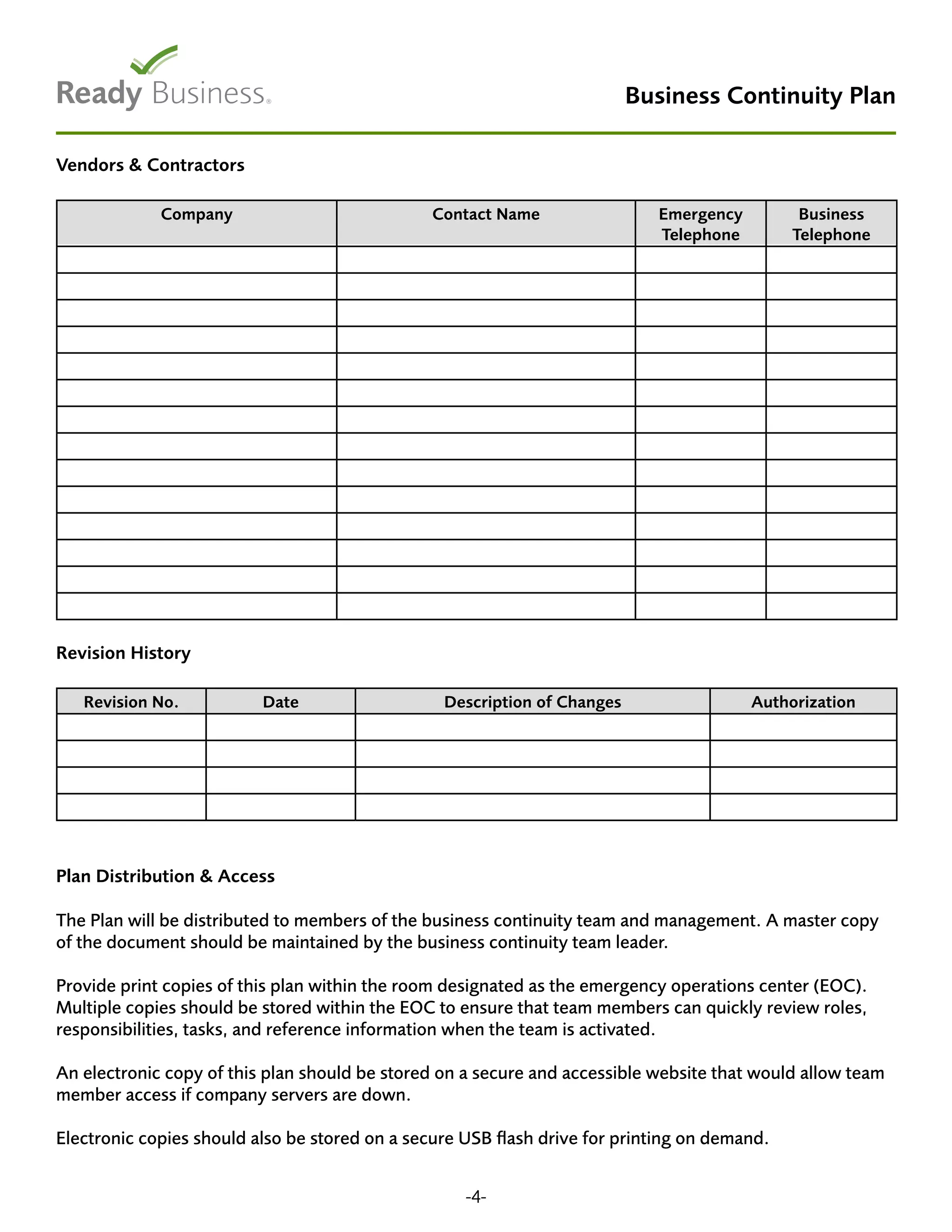 Business continuity plan | PDF