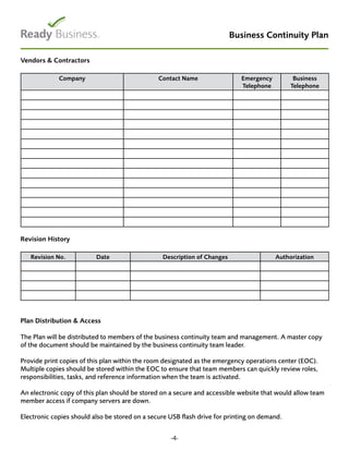 Business continuity plan | PDF