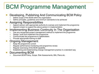 Business Continuity Planning | PPT