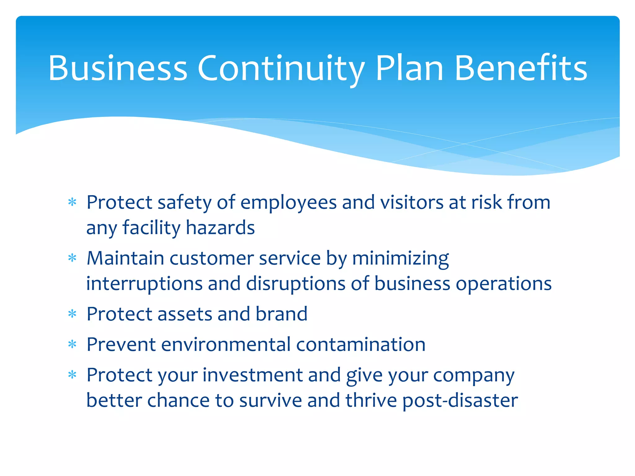Business Continuity Planning Presentation | PPTX