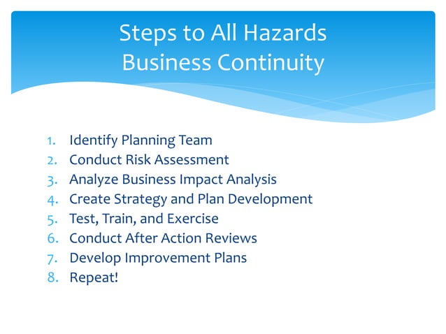 Business Continuity Planning Presentation | PPTX | Insurance | Personal ...