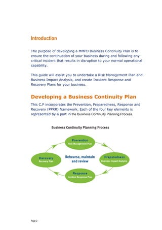 Business continuity plan_template (3) | PDF