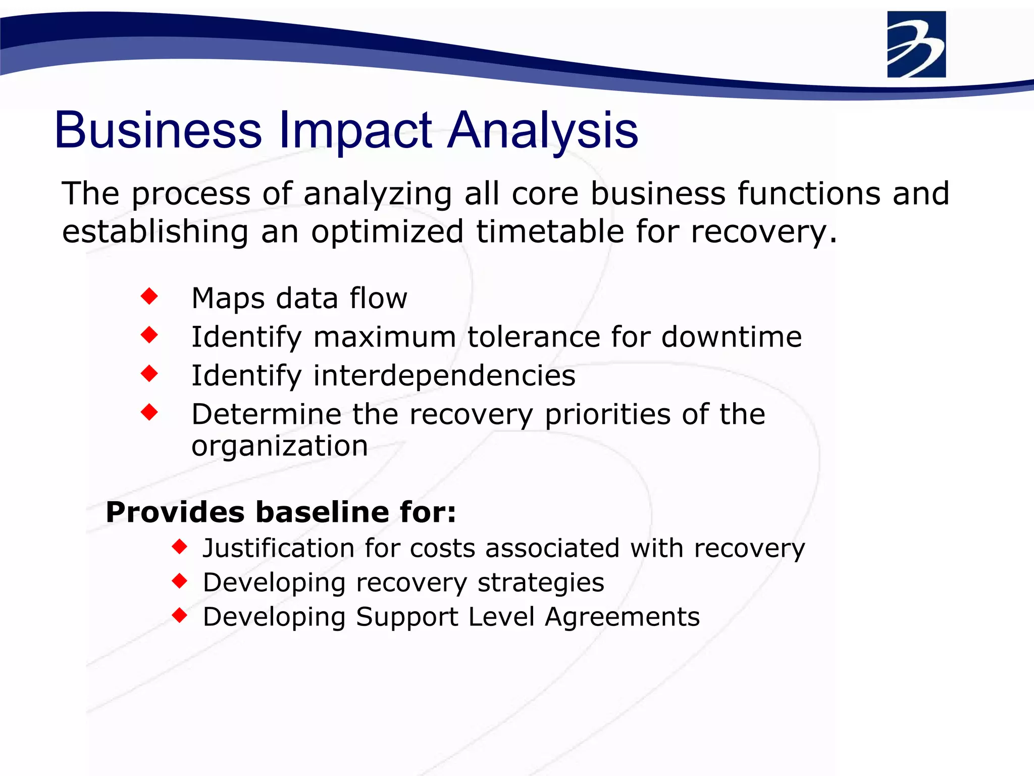 Business Continuity Workshop Final | PPT