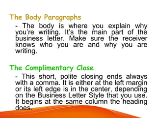 Business correspondence | PPT