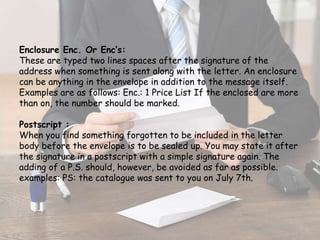 Business correspondence by vanitha balakrishnan | PPT