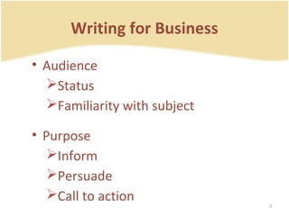 Business Correspondence | PPT