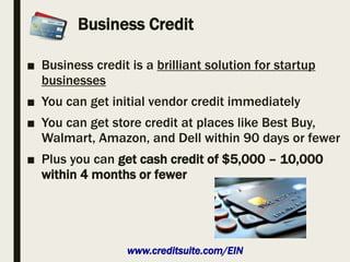 Business Credit for Startups | PPTX