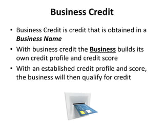 Business Credit _ | PPTX