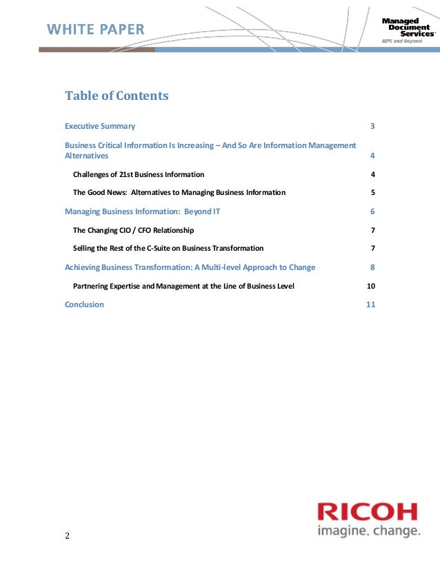 Business Critical Processes