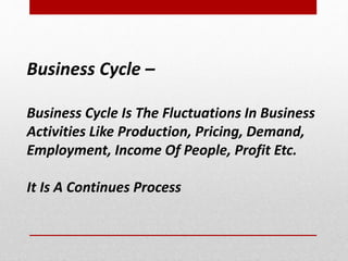 Business cycle | PPTX