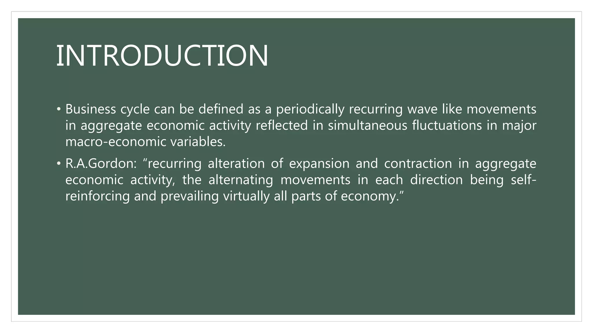 Business cycle | PPT
