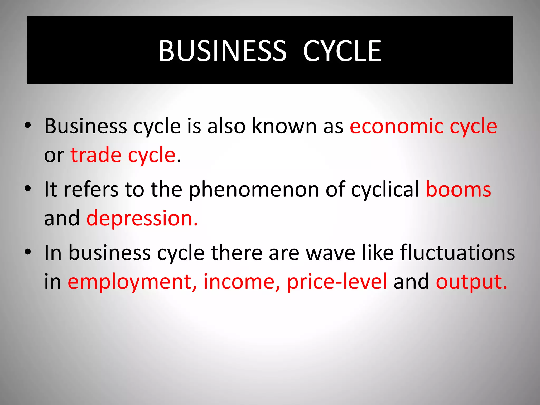 Business cycle | PPT