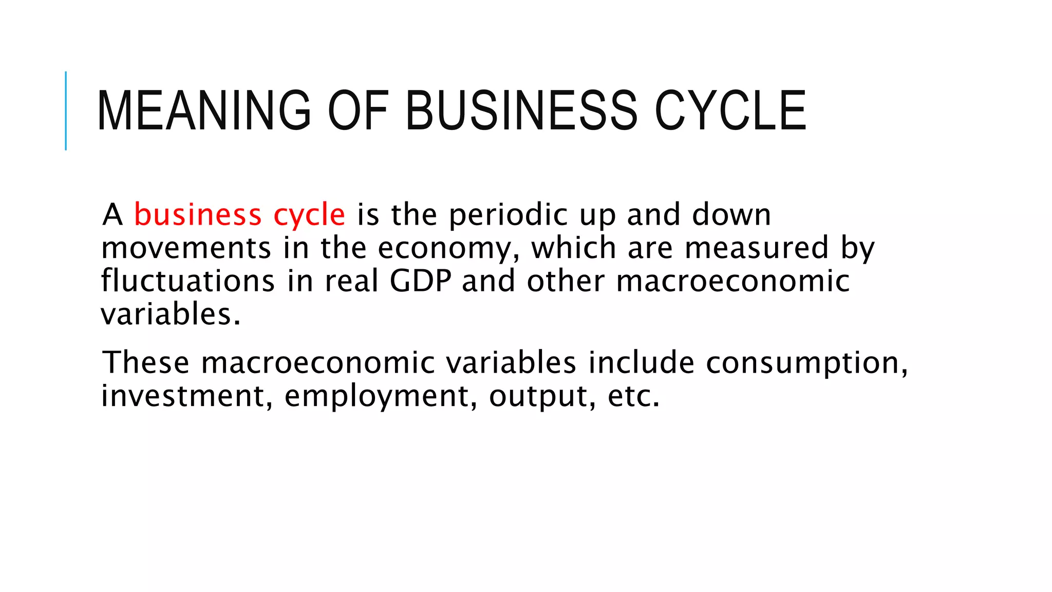 Business cycle | PPTX