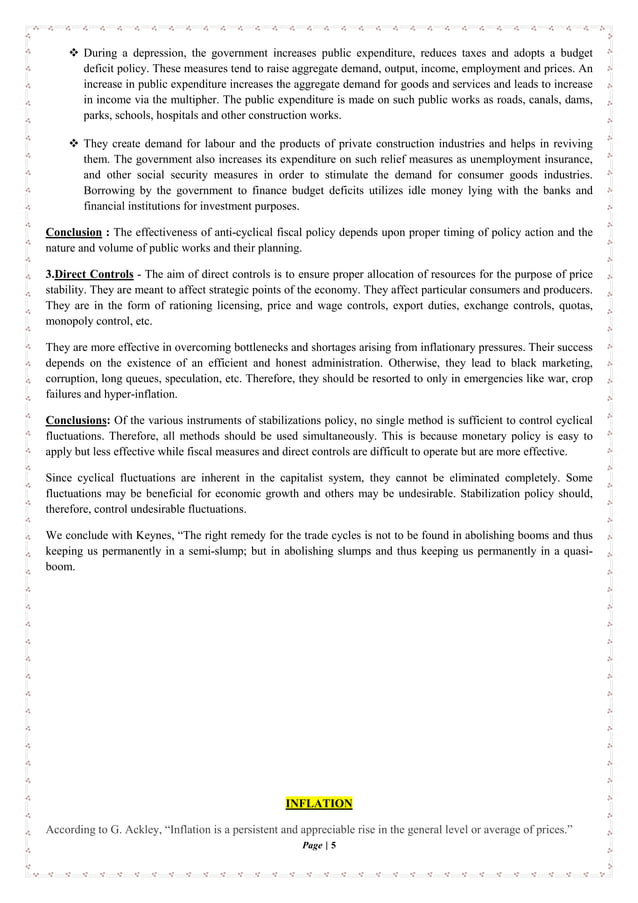 BUSINESS CYCLE (NOTES).pdf | Economy | Business and Finance