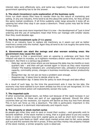 Business cycles recessions and economic booms | PDF