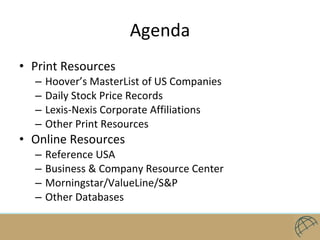 Business at Your Library | PPT