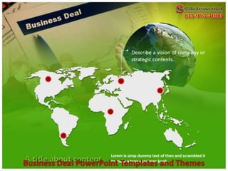 Business Deal PowerPoint Templates and Themes | PPTX