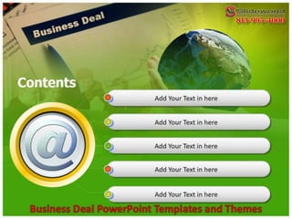Business Deal PowerPoint Templates and Themes | PPTX