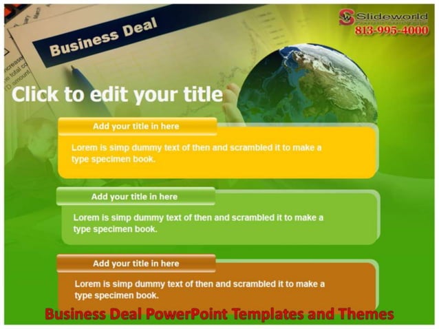 Business Deal PowerPoint Templates and Themes | PPTX
