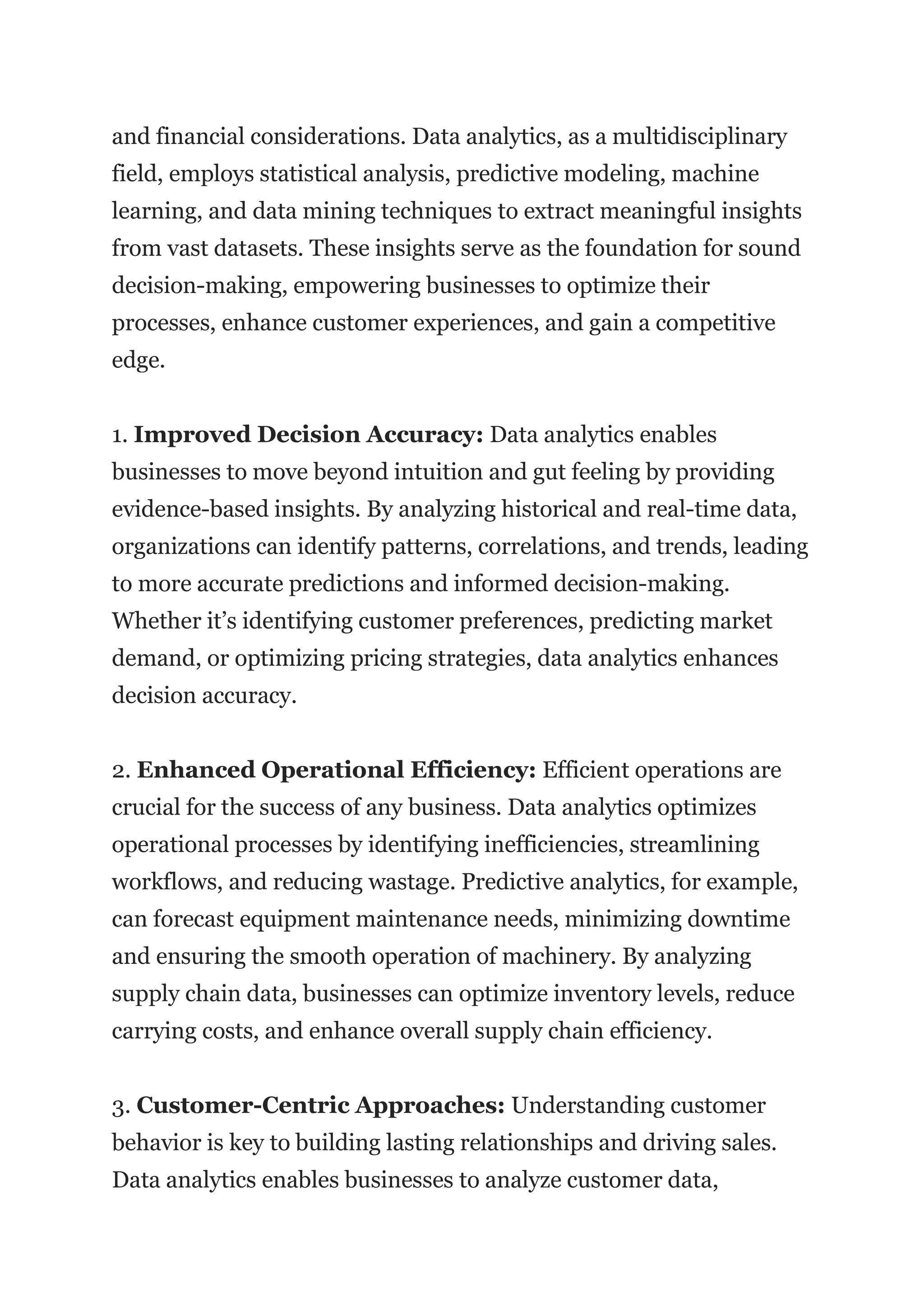 Business Decision-Making and Data Analytics | PDF