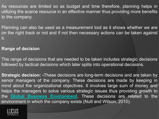 Business decision making assignment help | PPT