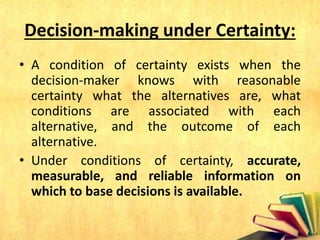 Business decision, resource mgt and cost benefit analysis | PPTX