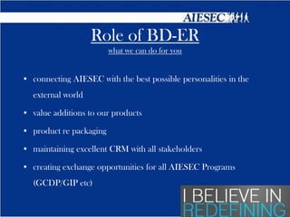 AIESEC Hyderabad - Business Development Gyaan | PDF