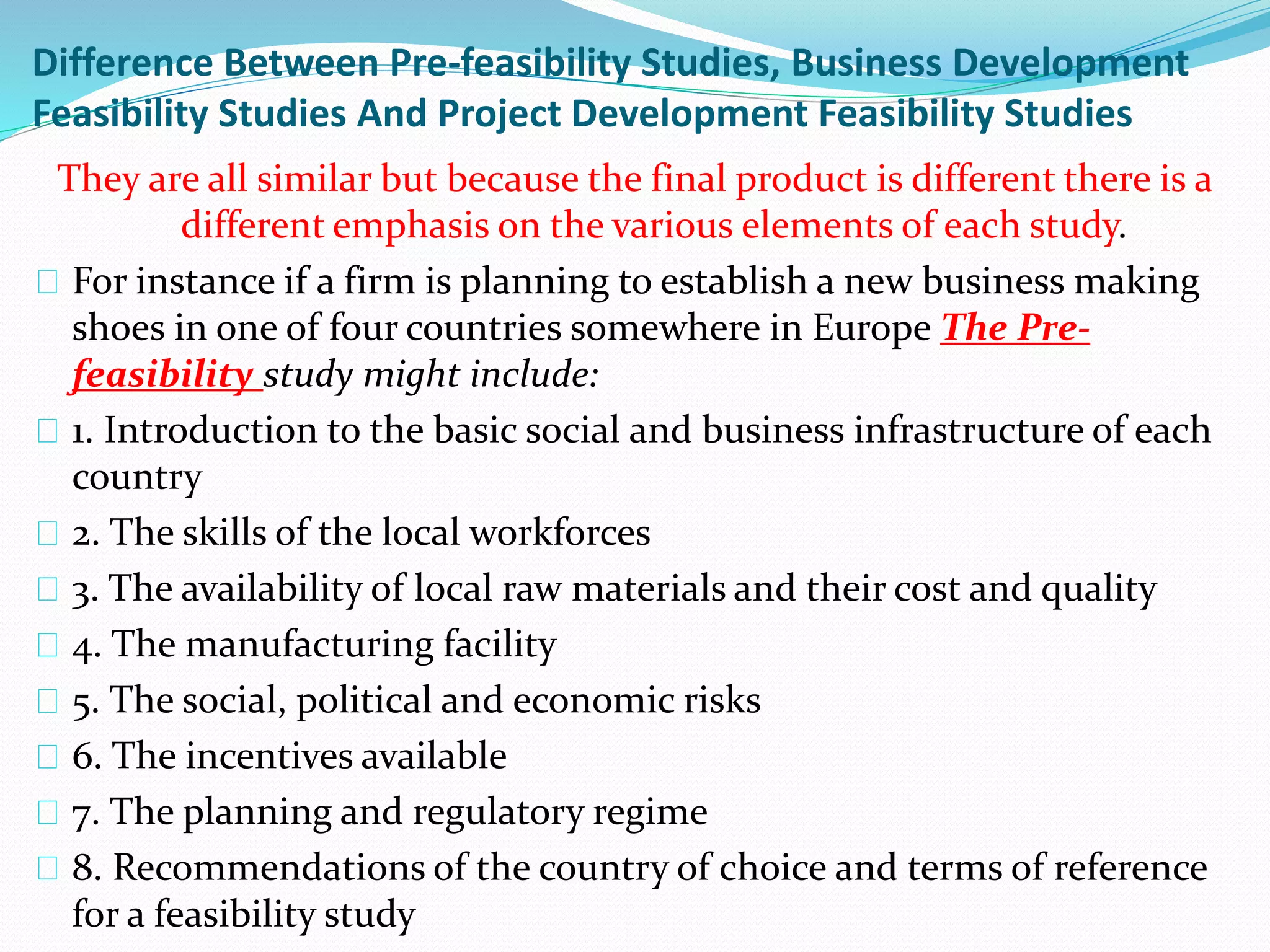 Business development feasibility study | PPTX