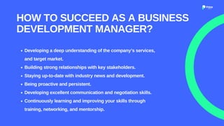 Business Development Manager Job | PDF