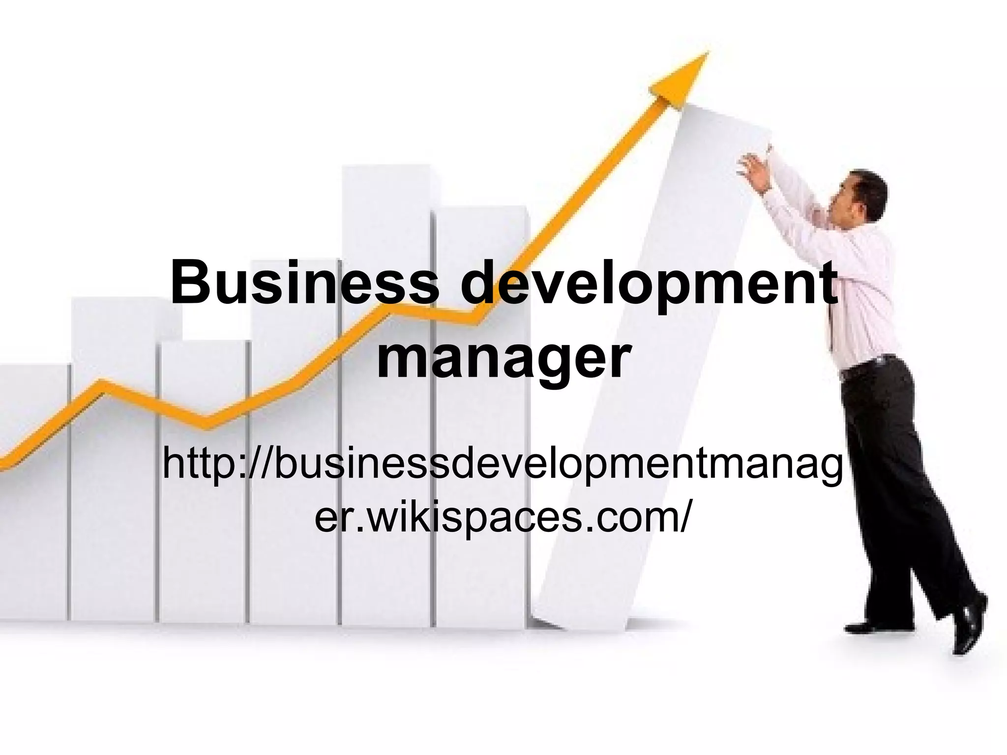Business development manager | PPT