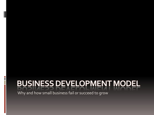 Business development model | PPTX