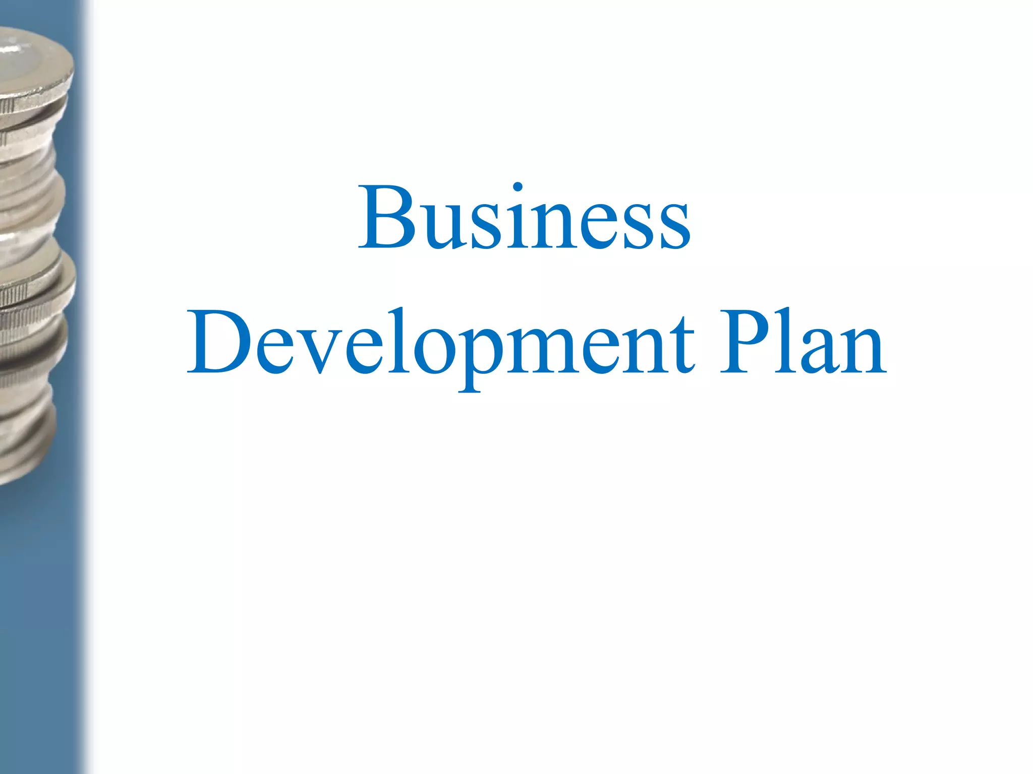 Business development plan | PPT