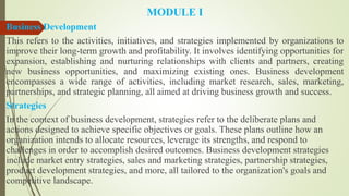 BUSINESS DEVELOPMENT STRATEGIES BY MR GODFREY FIDOLIN MHILLU (BBA, MBA ...