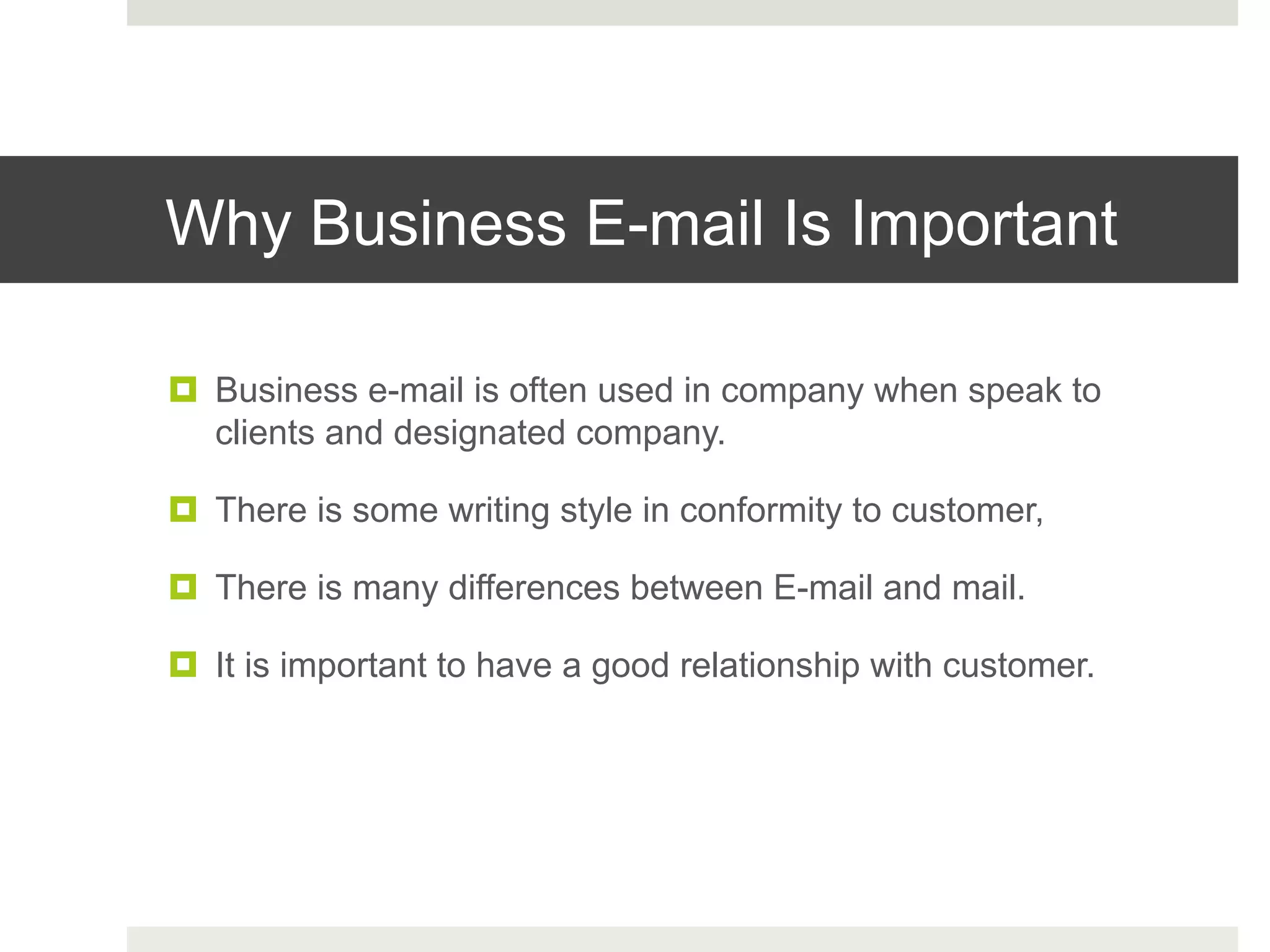 Business email | PDF