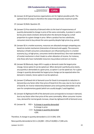 Business economics objective based questions | PDF