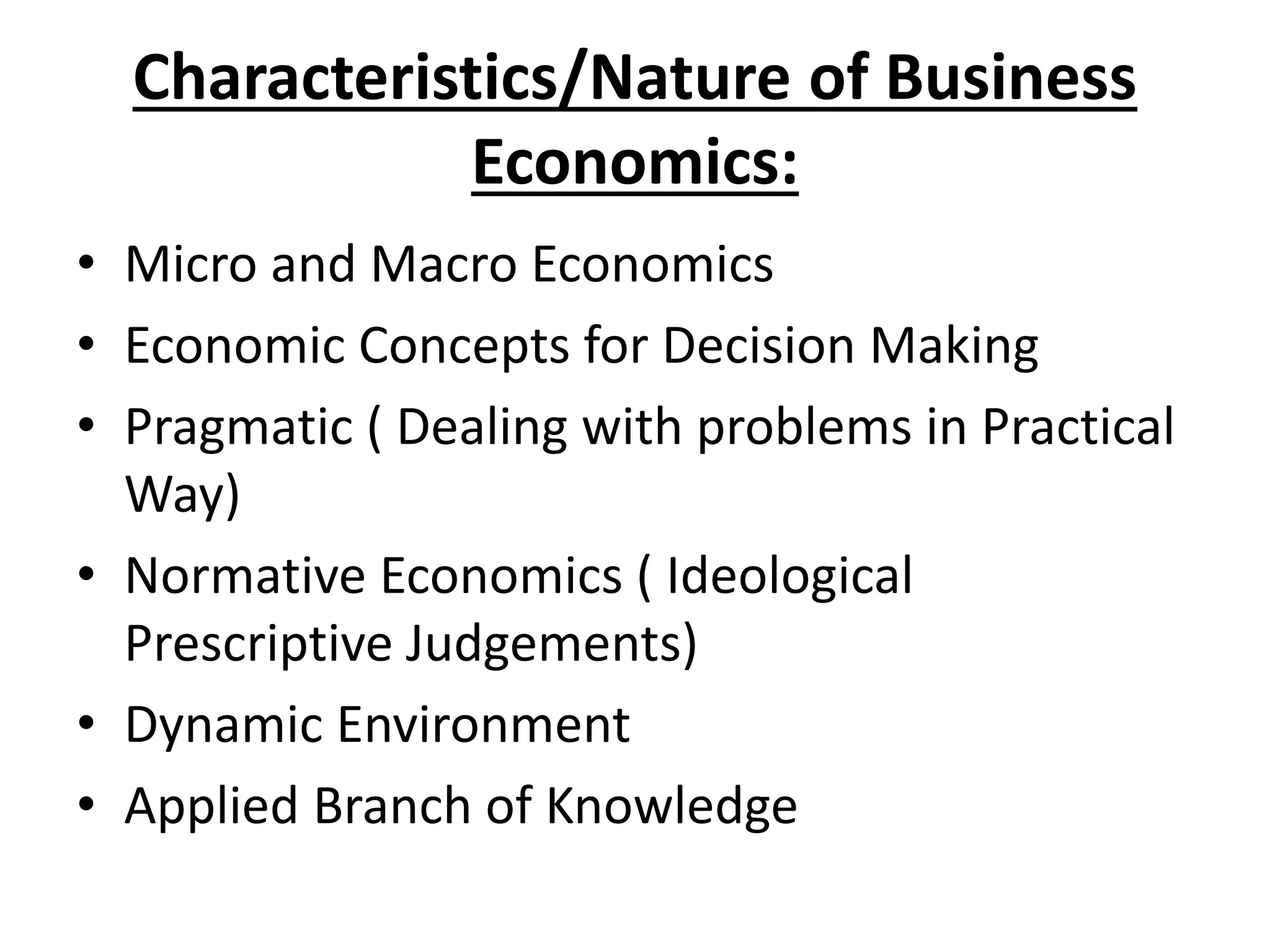 Business economics (1) | PPT