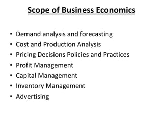 Business economics (1) | PPT