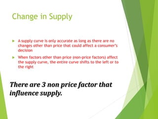 Law of Supply | PPTX | Commodities | Economy