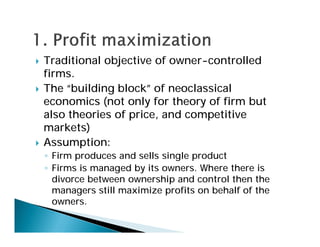 Business economics chapter 2 | PDF