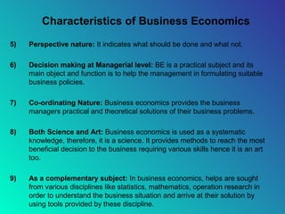 Business economics meaning, definitions etc | PPT