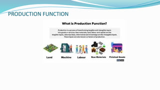 UNIT-2 BUSINESS ECONOMICS , PRODUCTION FUNCTION | PPTX