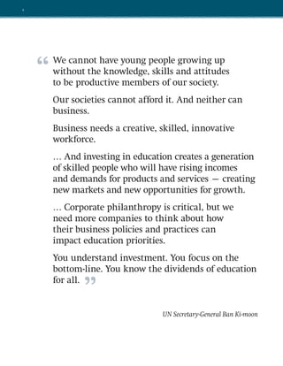 THE SMARTEST INVESTMENT: A FRAMEWORK FOR BUSINESS ENGAGEMENT IN ...