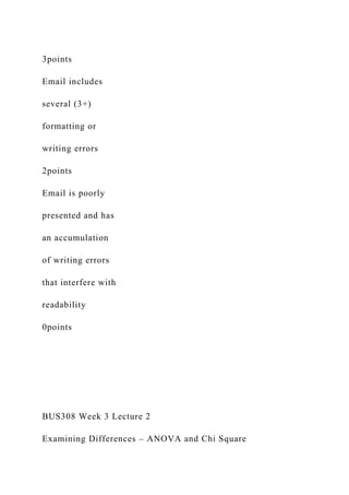 Business Email Rubric Subject Line Subject line clea.docx