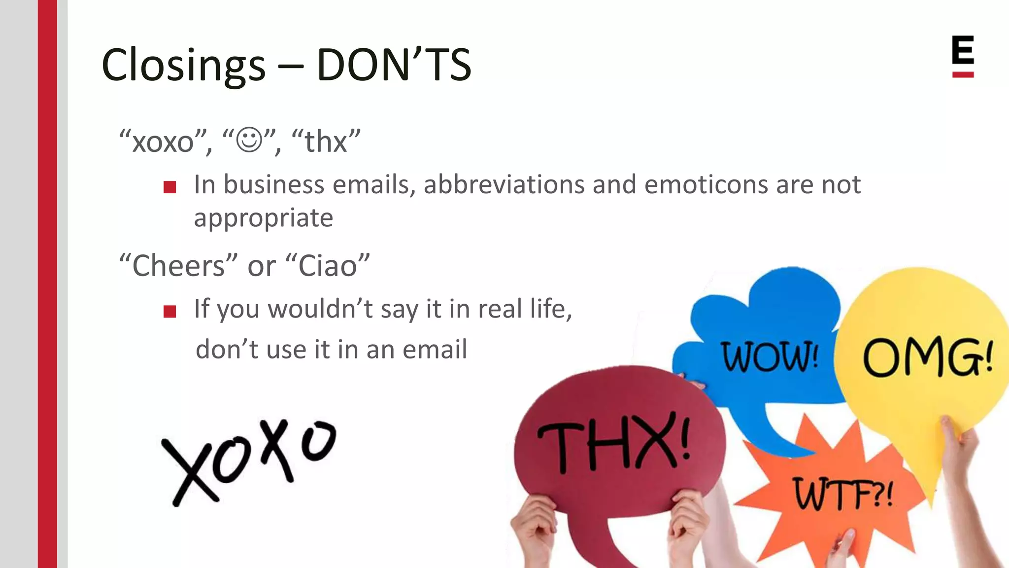 Email Etiquette for Business | PPTX